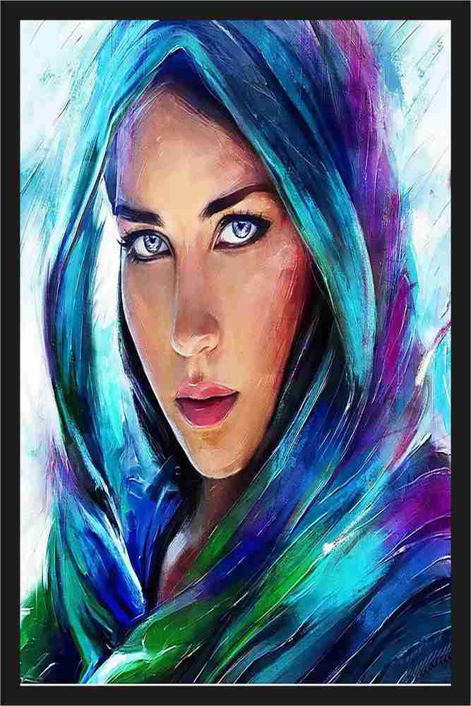 Gril Painting Lonely Girl Of The Town Painting By Asela Premarathna