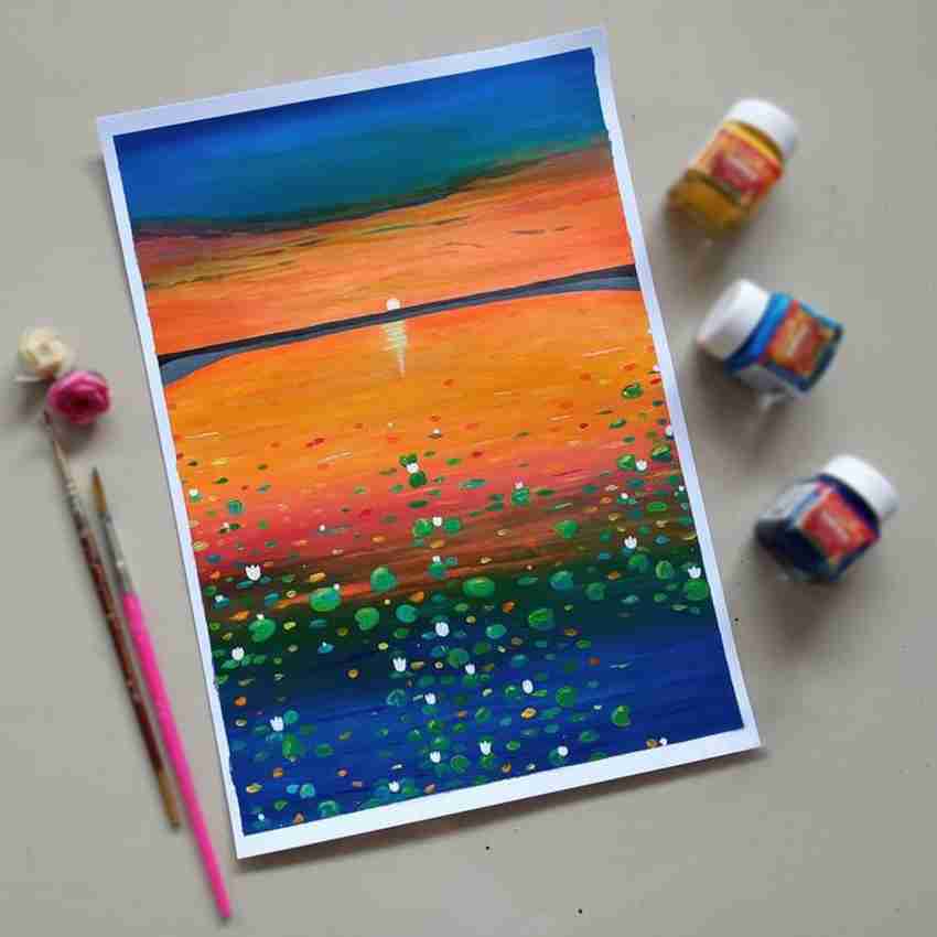 Acrylic Painting On Paper Acrylic Painting Bird On Branch | Beautiful