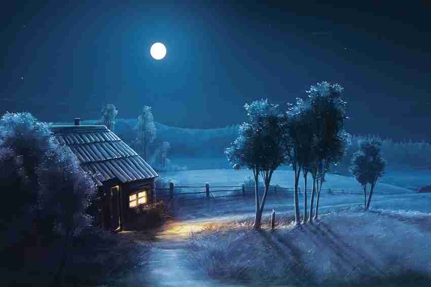 Beautiful Night Scene Wallpaper